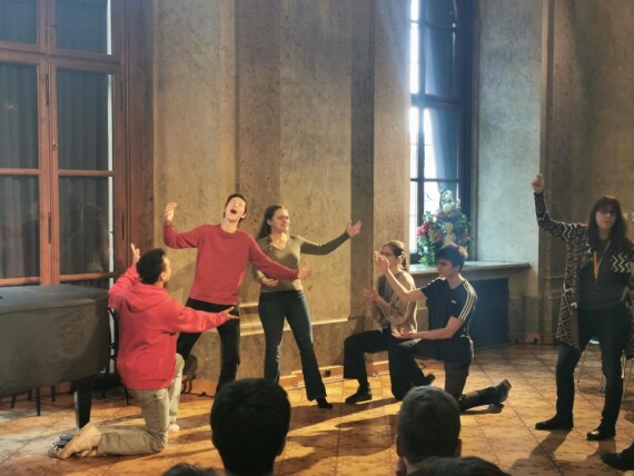 7C im Theatermuseum | Sir Karl Popper Schule